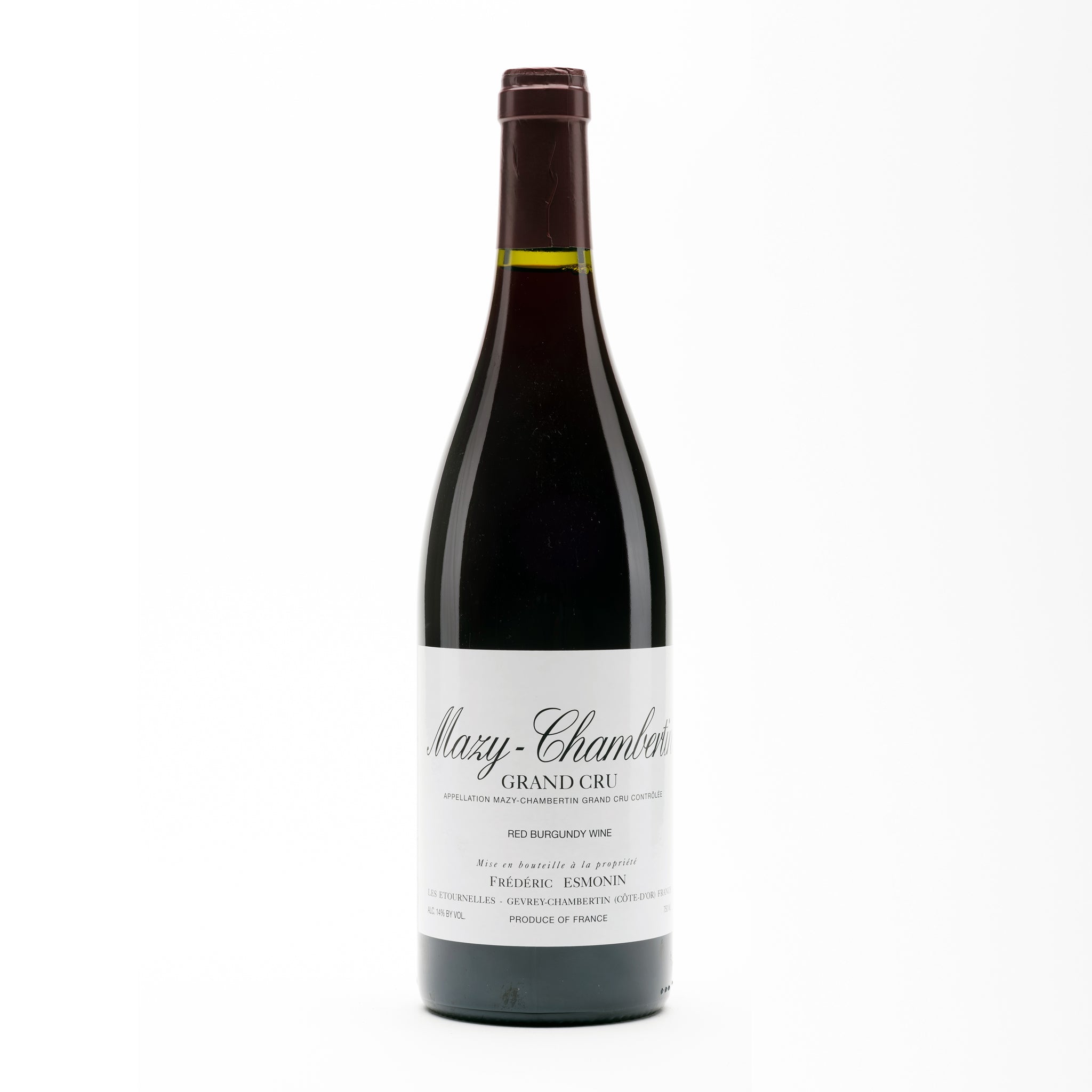 2022, Domaine Frederic Esmonin, MAZY-CHAMBERTIN , Grand Cru – Peter ...